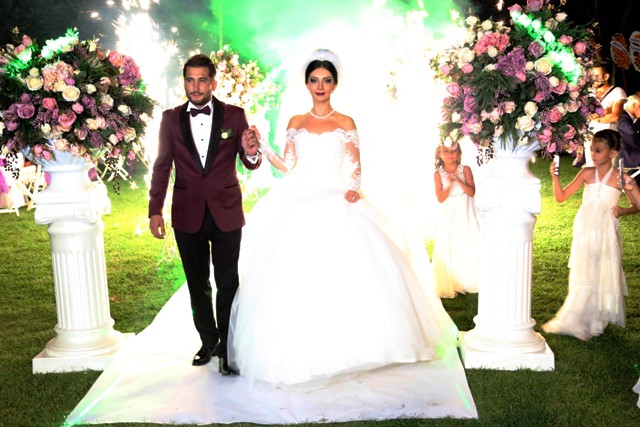 Enes Yılmaz, Hande Cin'le evlendi... İşte düğün fotoğrafları...